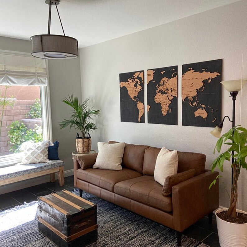 Push Pin World Travel Map for Wall | Etsy