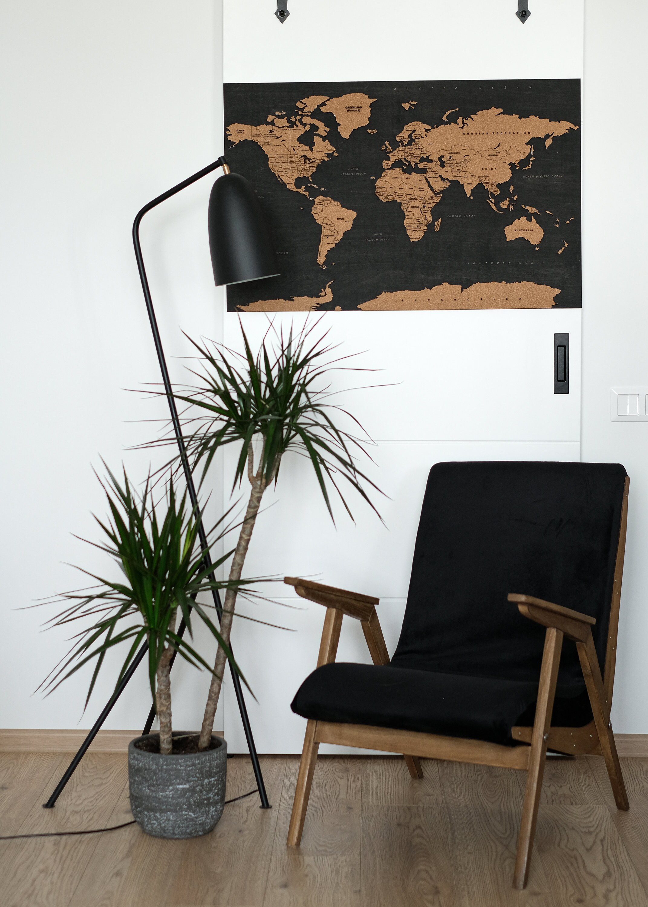 World Cork Map Push Pin Wall Map Wall Art Decor | Etsy UK