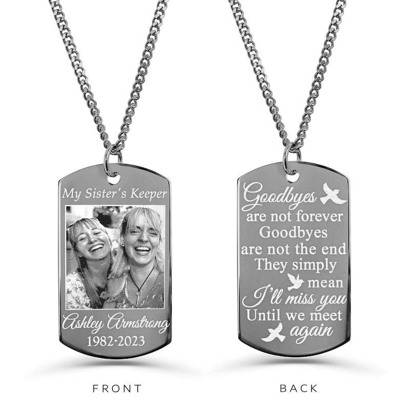 Womens Dog Tag Necklace - Etsy