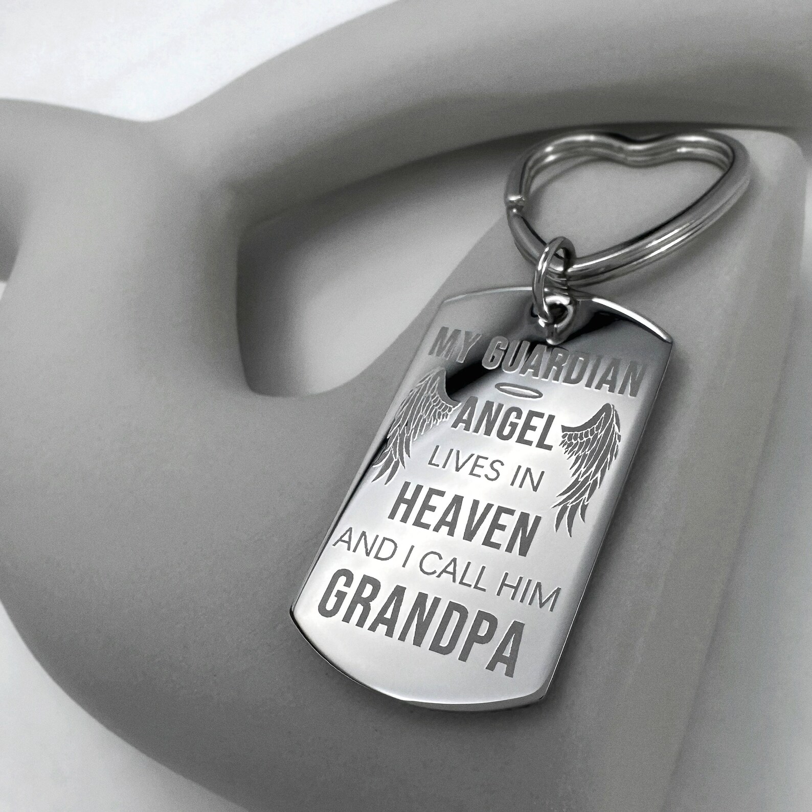 Personalized Name Keychain Custom Handwriting Keychain Engraved ...