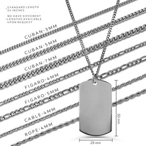 In Loving Memory Custom Dog Tag Necklace, Personalized Engraved Photo ...