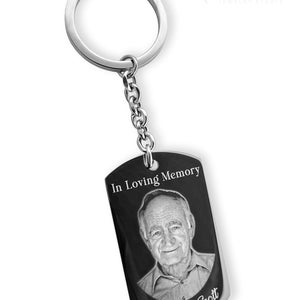 Personalized Memorial Keychain, Remembrance Keychain, in Memory ...