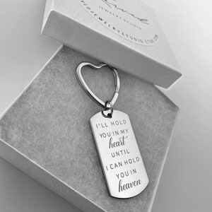 Memorial Key Chain Photo Memorial Remembrance Gift Custom Memorial ...