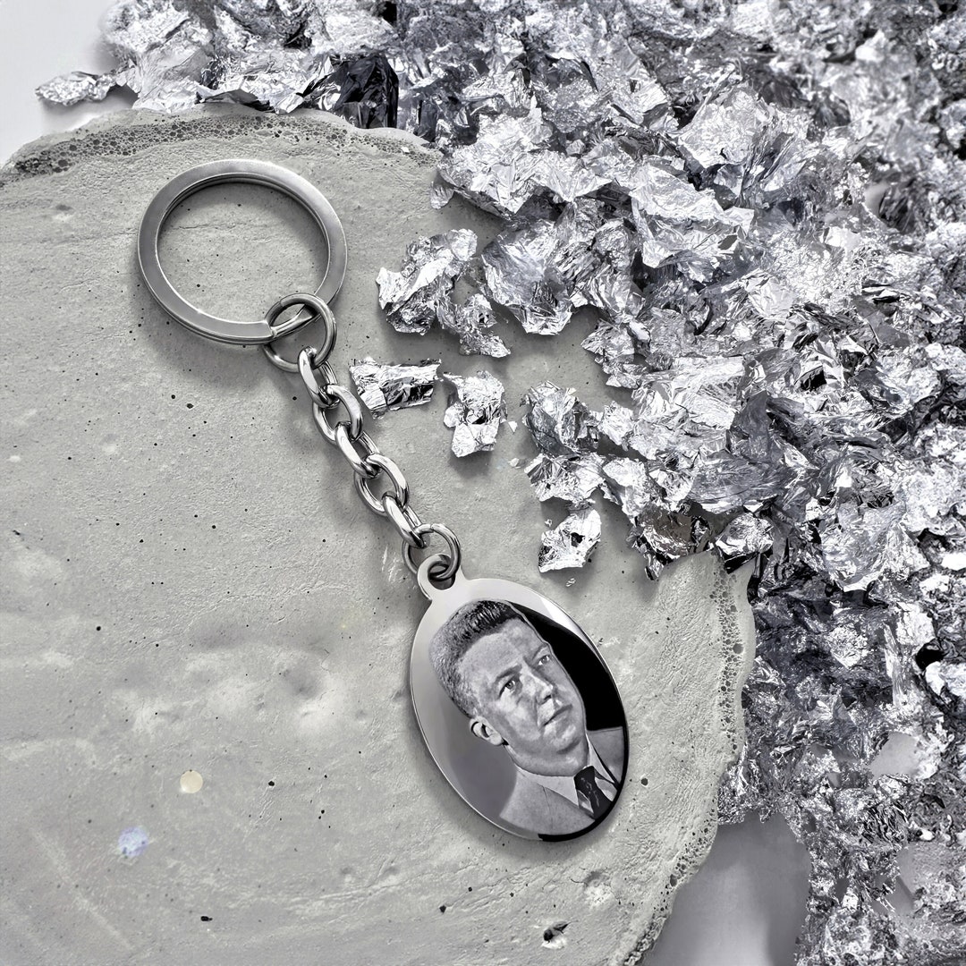 Personalized Name Keychain Custom Handwriting Keychain Engraved ...