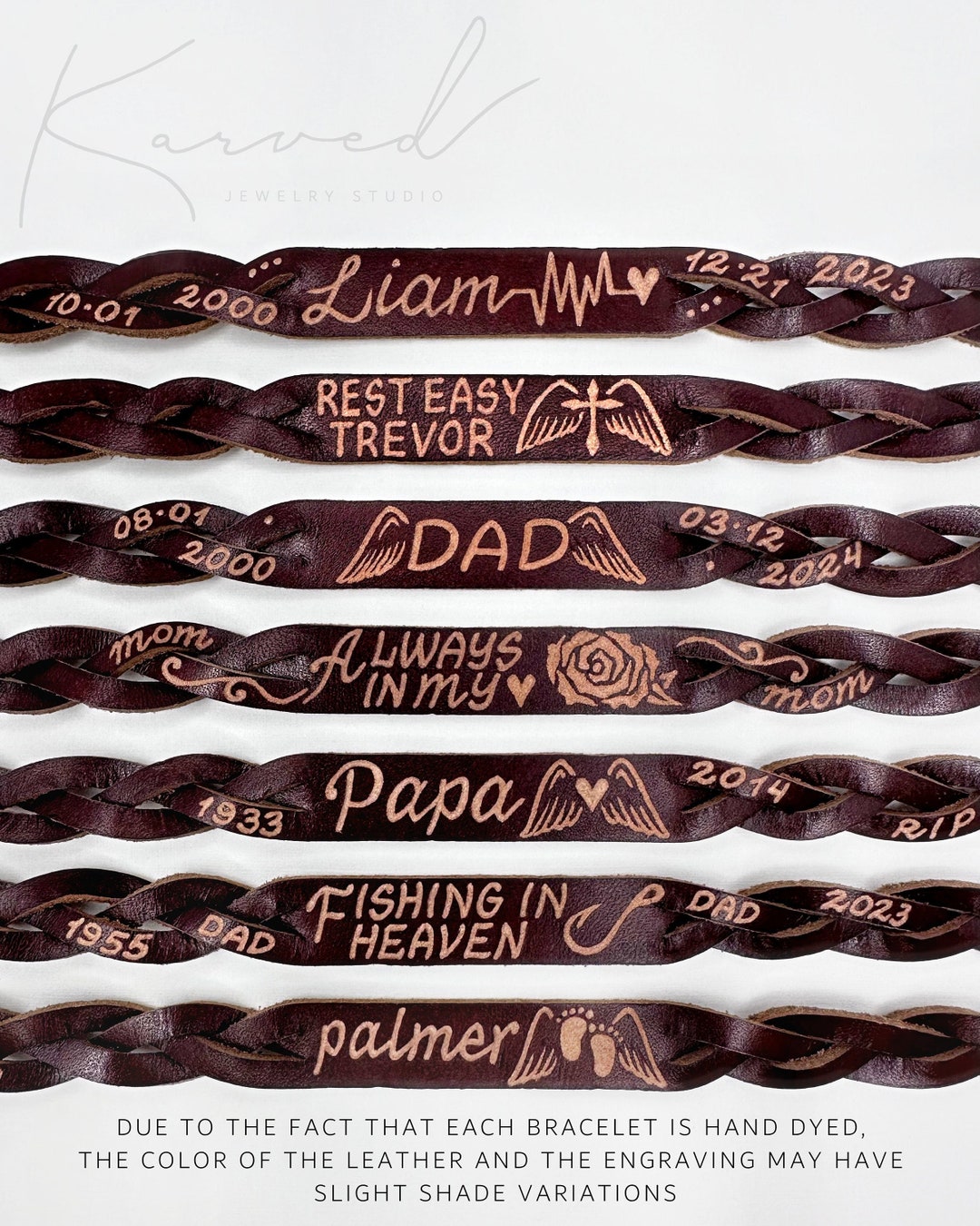 RIP Bracelet, in Memory of Bracelet, Sympathy Bracelet, Personalized ...