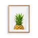 Tropical Print Pineapple Wall Art Pineapple Decor Kitchen - Etsy