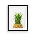 Tropical Print Pineapple Wall Art Pineapple Decor Kitchen - Etsy