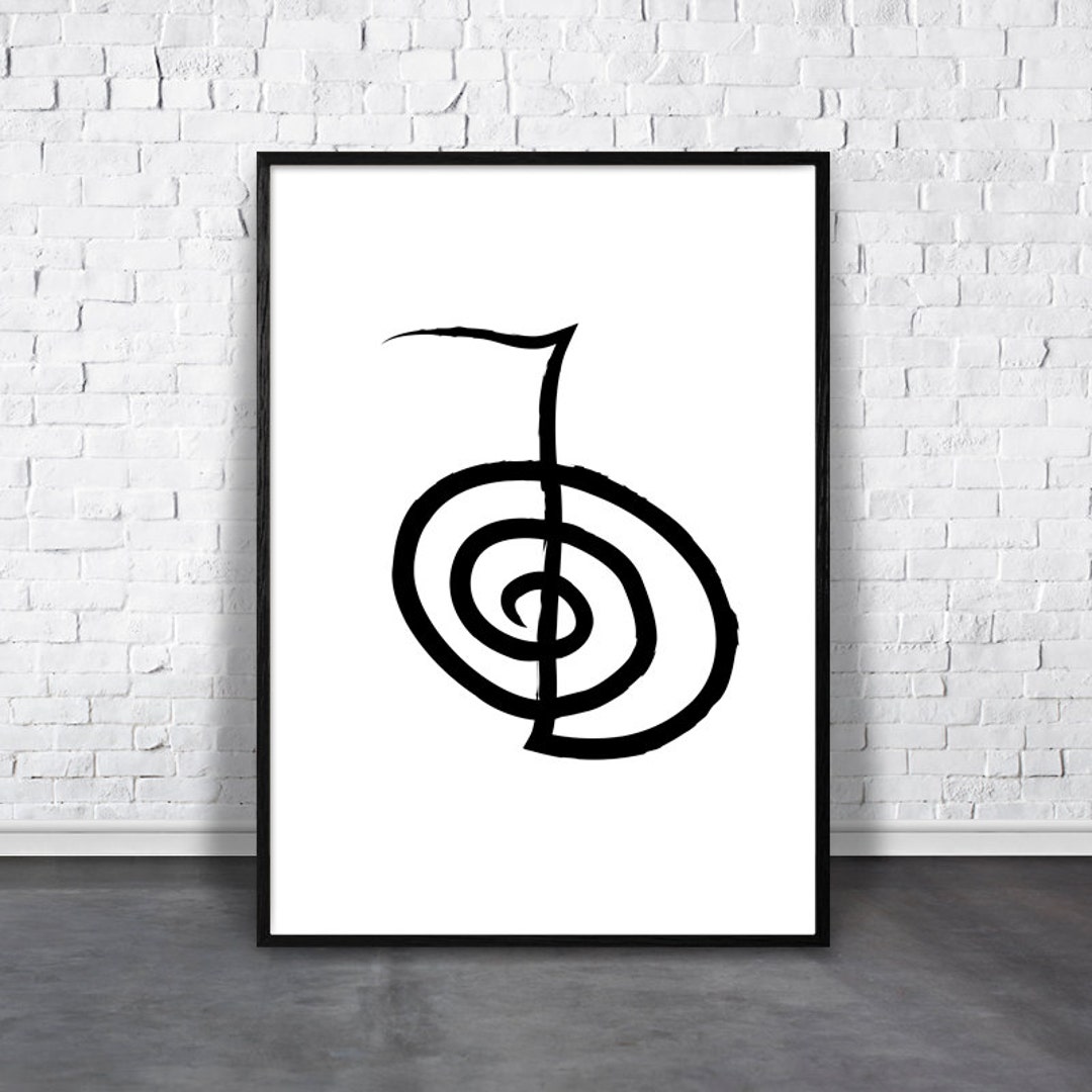 Digital Download Minimalist Wall Art Reiki Symbol Wall Art - Etsy