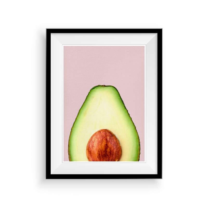 Avocado Print Kitchen Decor Printable Fruit Tropical Fruit - Etsy