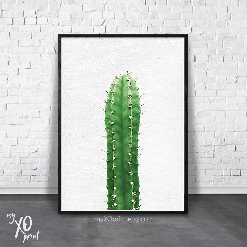 Cactus Print, Desert Art, Large Poster, Printable Art, Digital Download ...