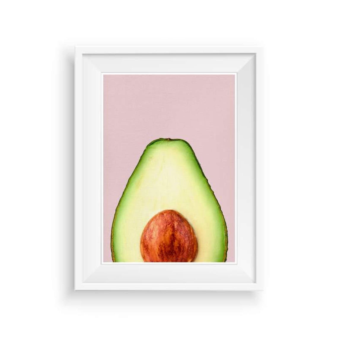 Avocado Print Kitchen Decor Printable Fruit Tropical Fruit | Etsy