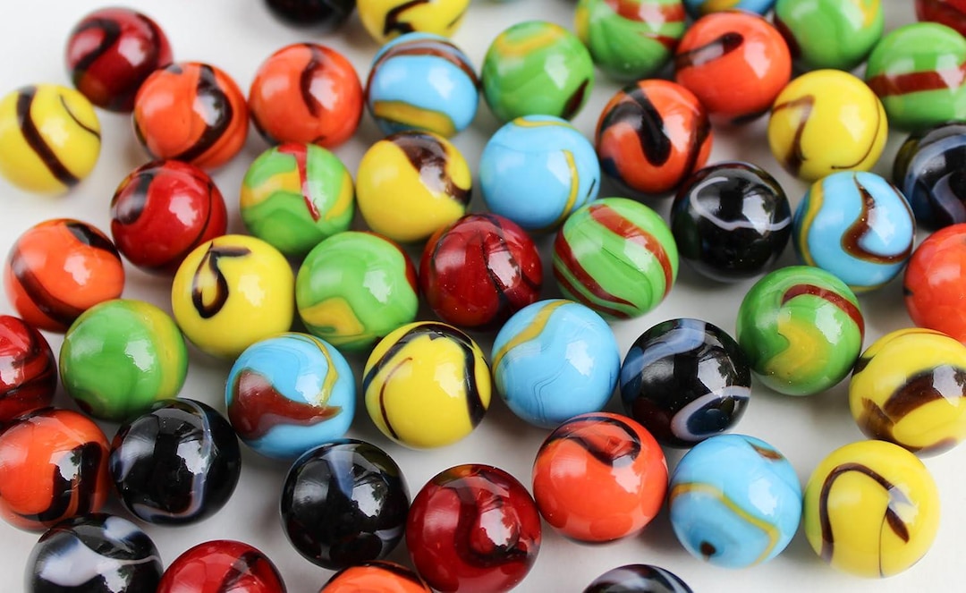 Chinese Checkers Marbles Replacement Set - Swirl (full Set of 60 ...