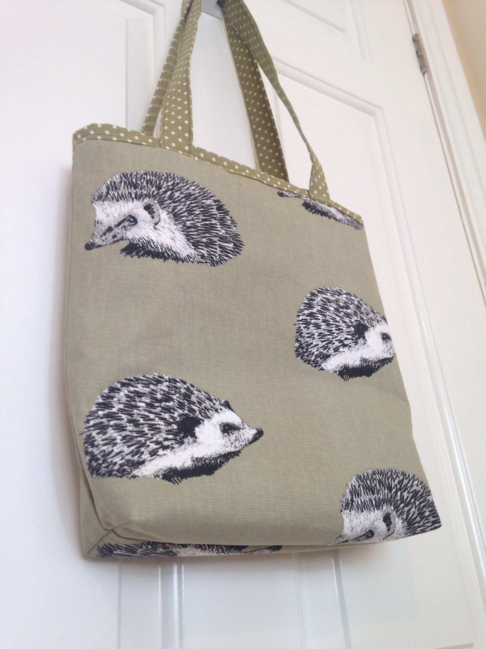 Hedgehog Bag Tote Bag Hedgehog Gift Ladies Tote Cotton - Etsy