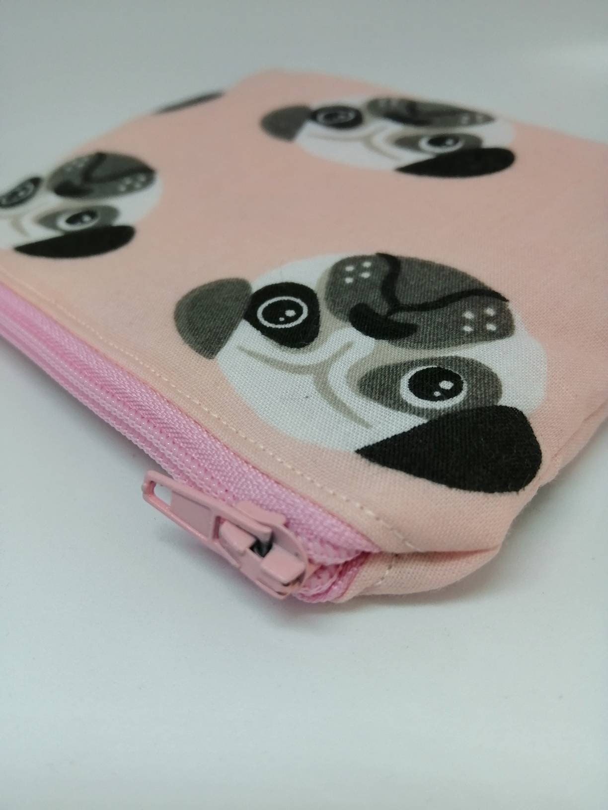 Pink pug purse pug purse pink purse pug gift coin purse | Etsy