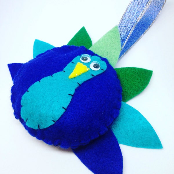 Felt Peacock - Etsy