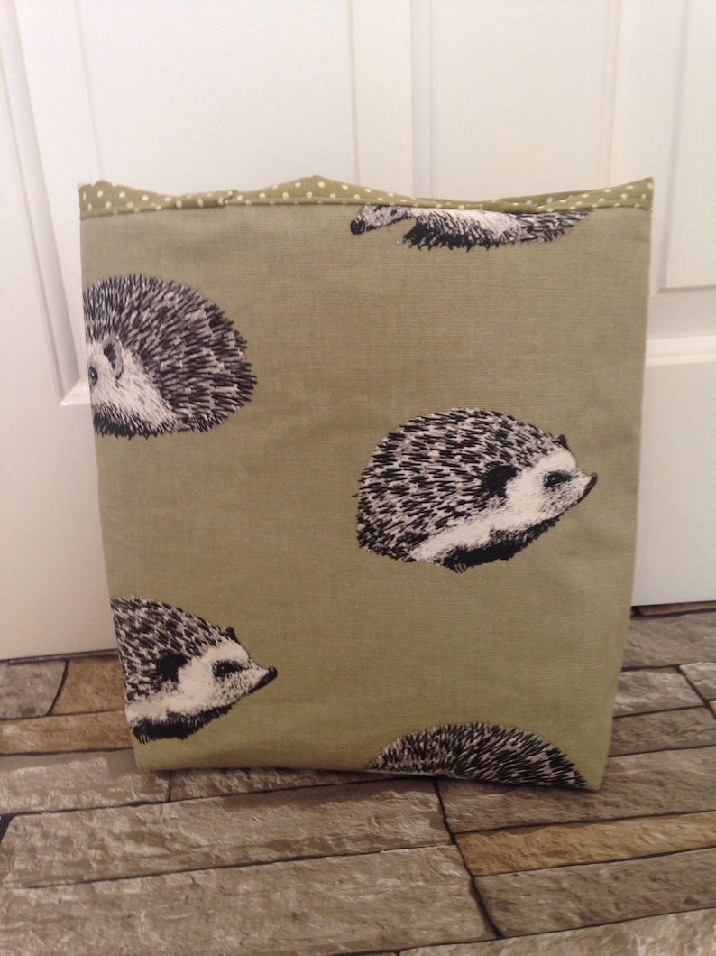 Hedgehog Bag Tote Bag Hedgehog Gift Ladies Tote Cotton - Etsy
