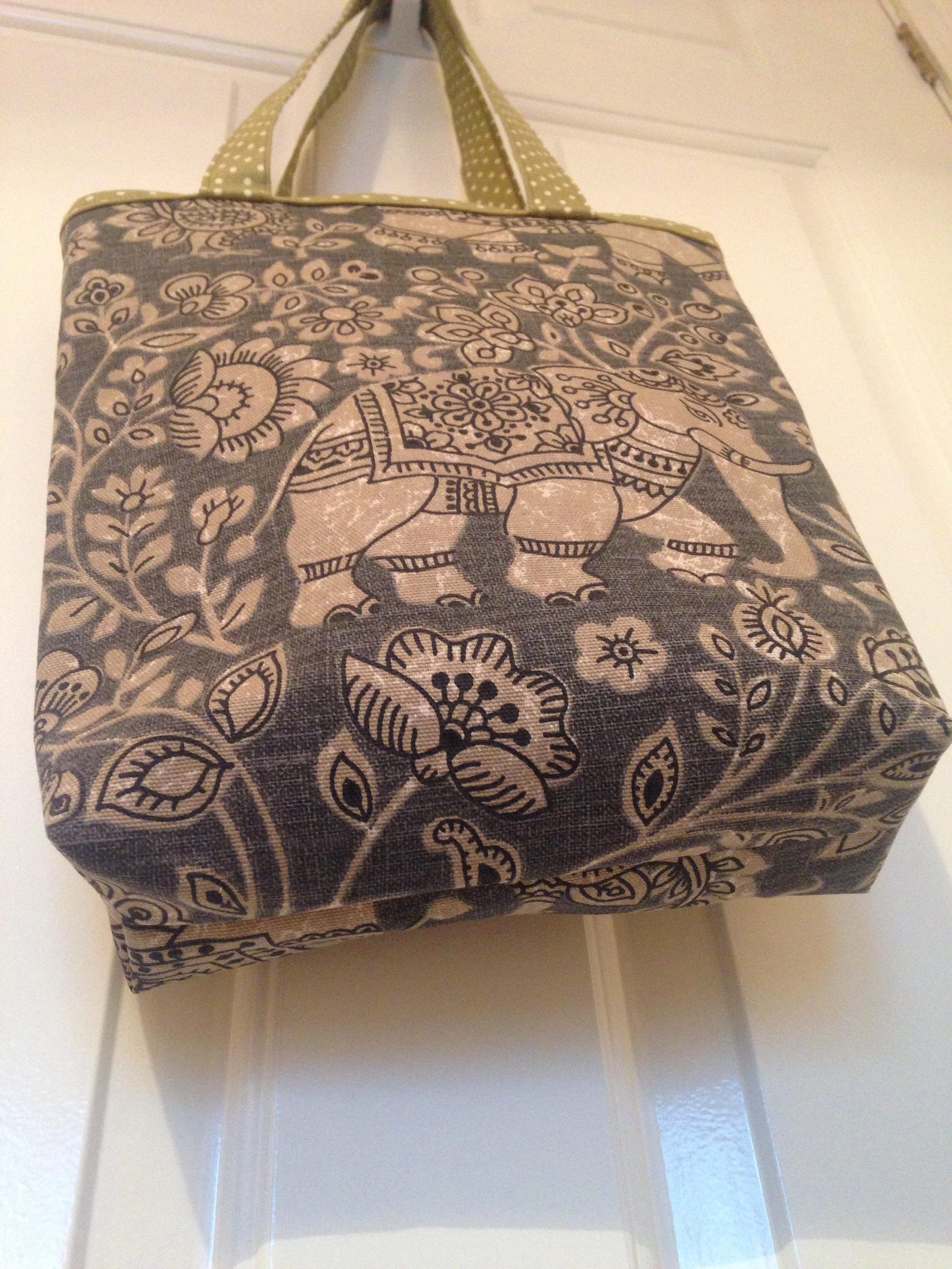 Elephant Bag Tote Bag Elephant Gift Cotton Tote Elephant | Etsy