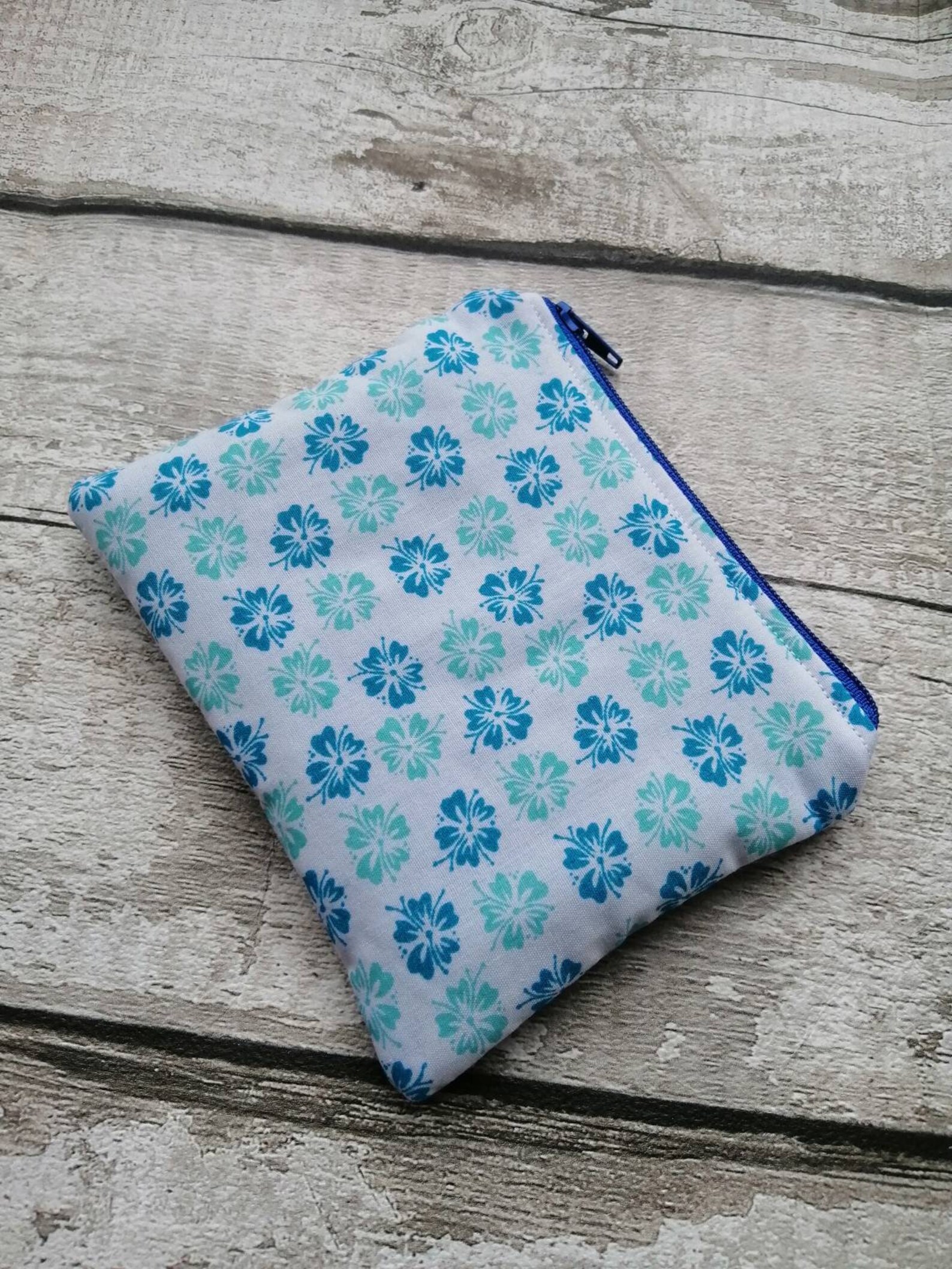 Floral Purse Blue Purse Floral Coin Purse Coin Purse Blue | Etsy