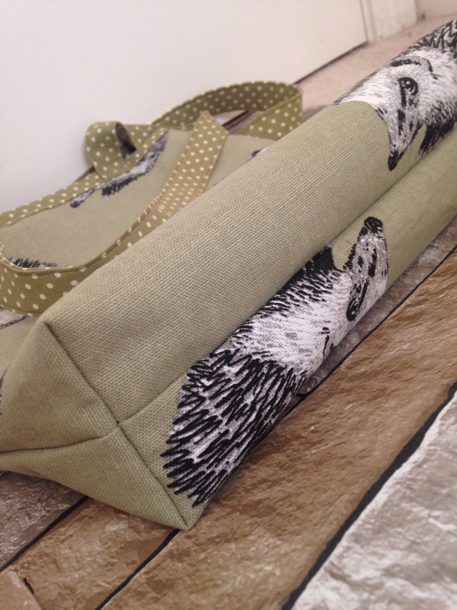 Hedgehog Bag Tote Bag Hedgehog Gift Ladies Tote Cotton - Etsy