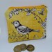 Yellow Purse Bird Purse Coin Purse Zip Purse Yellow Coin - Etsy