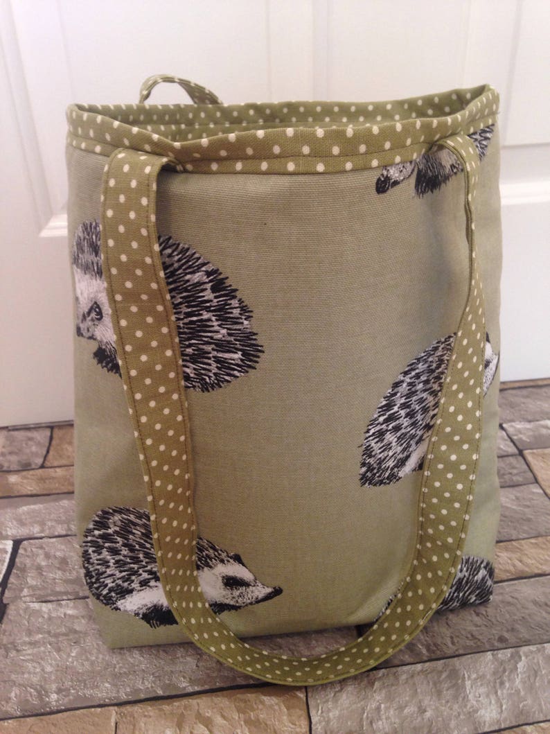 Hedgehog Bag Tote Bag Hedgehog Gift Ladies Tote Cotton - Etsy