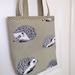 Hedgehog Bag Tote Bag Hedgehog Gift Ladies Tote Cotton - Etsy