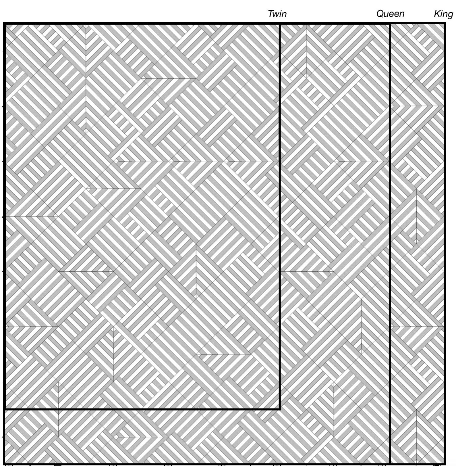 Interwoven Quilt Pattern PDF Download - Etsy Canada