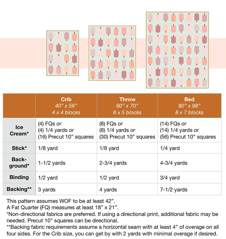 Summer Pop Quilt Pattern - PDF - Etsy