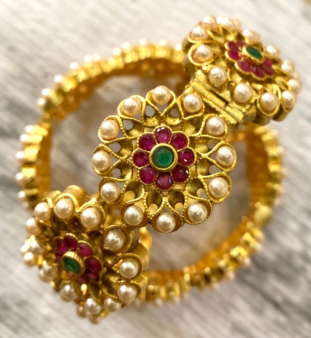 Kundan Bracelet, Indian Jewelry, Pakistani Jewelry, Bridal Jewelry ...