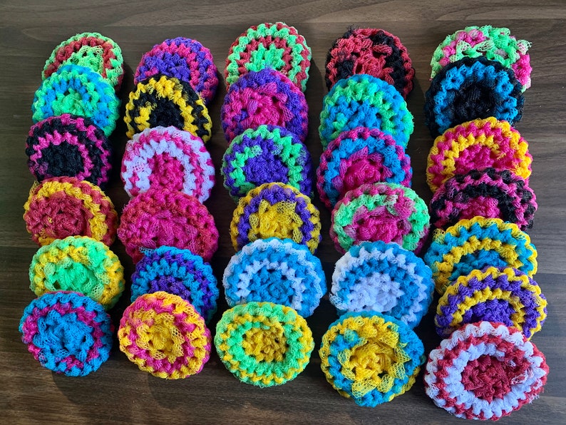 Dish Scrubbies (3pk) - Etsy