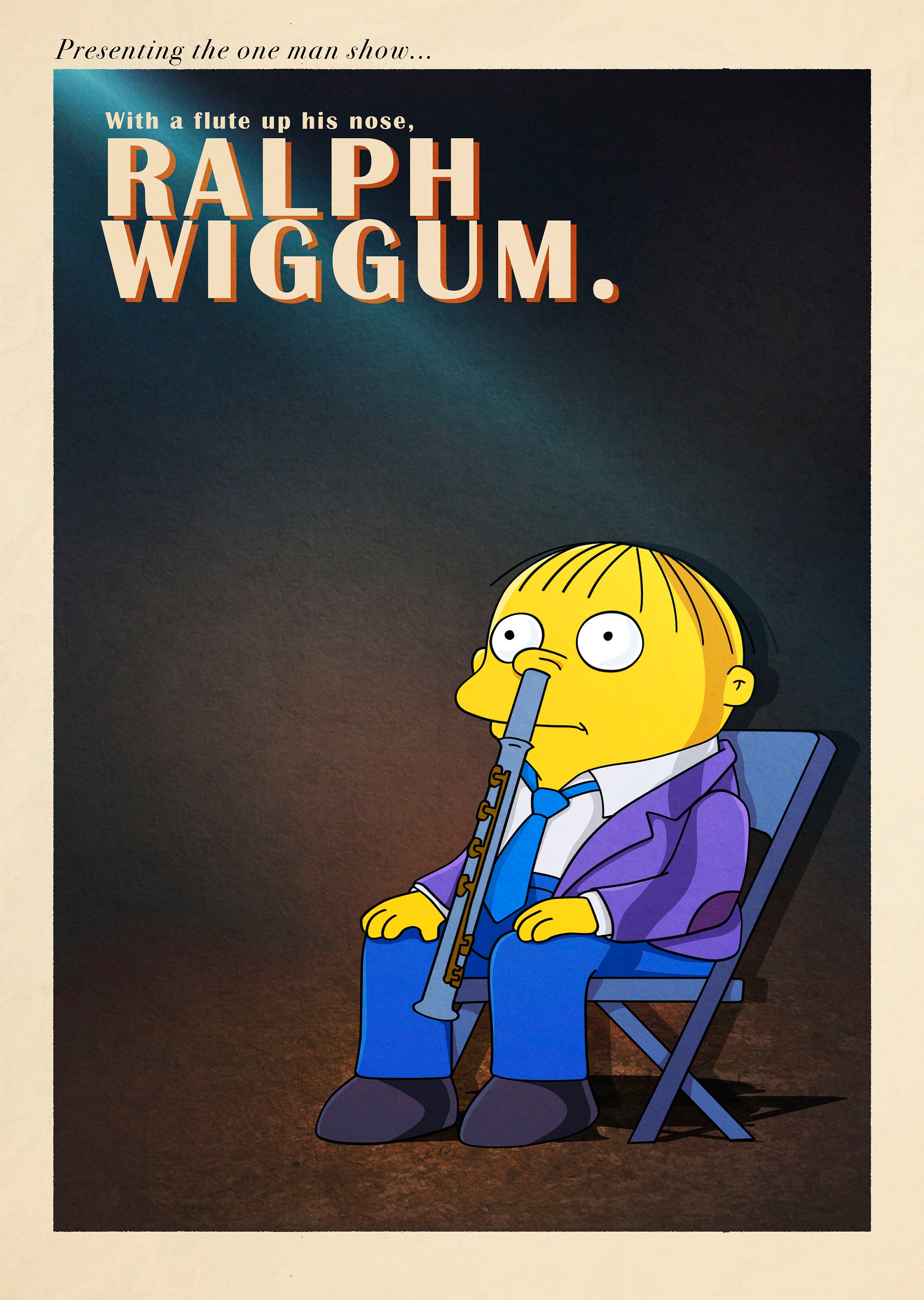 Ralph Wiggum Art Print A4 - Etsy UK
