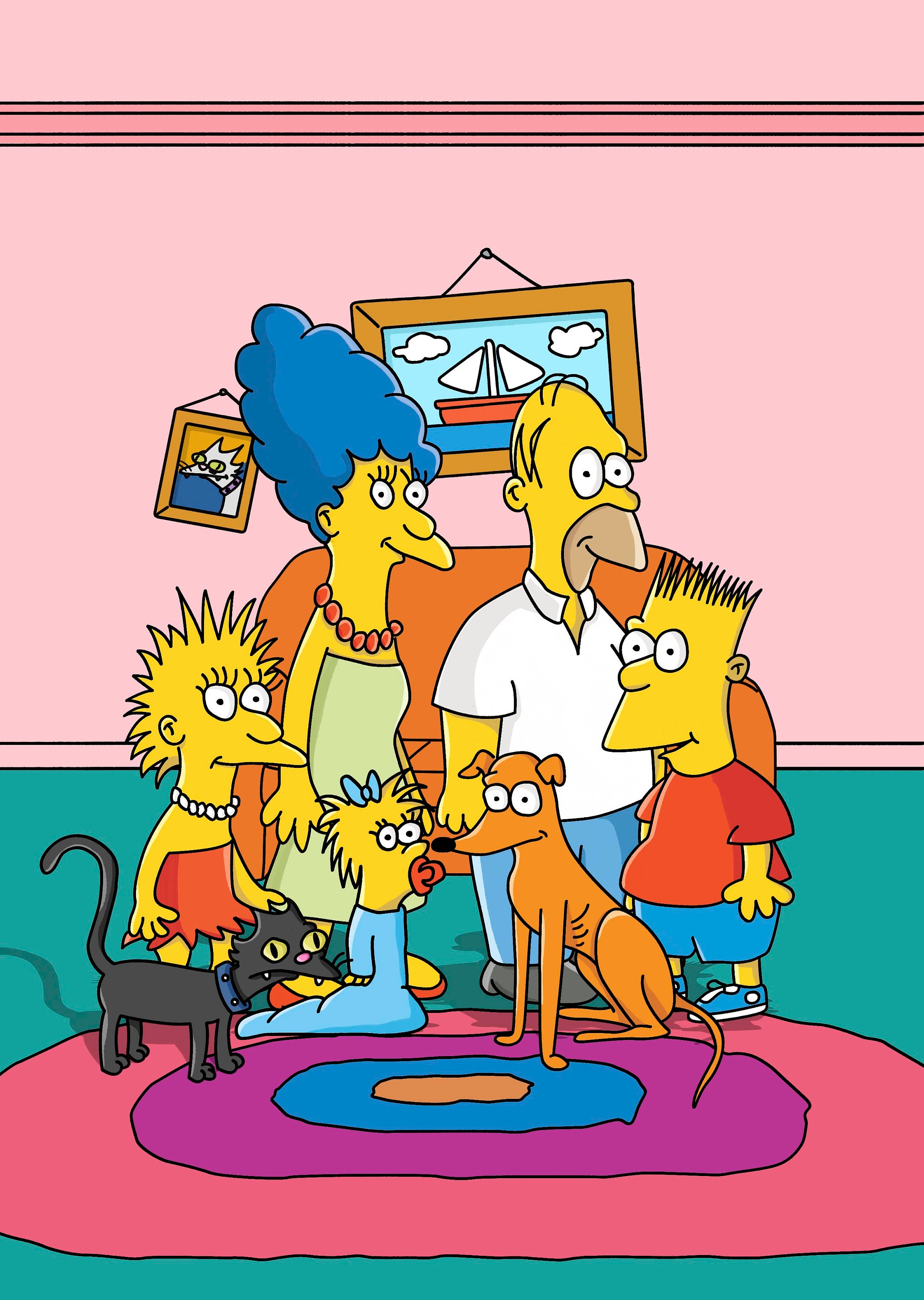 Familien Simpsons Poster Simpsons Familie | Ästhetische Poster