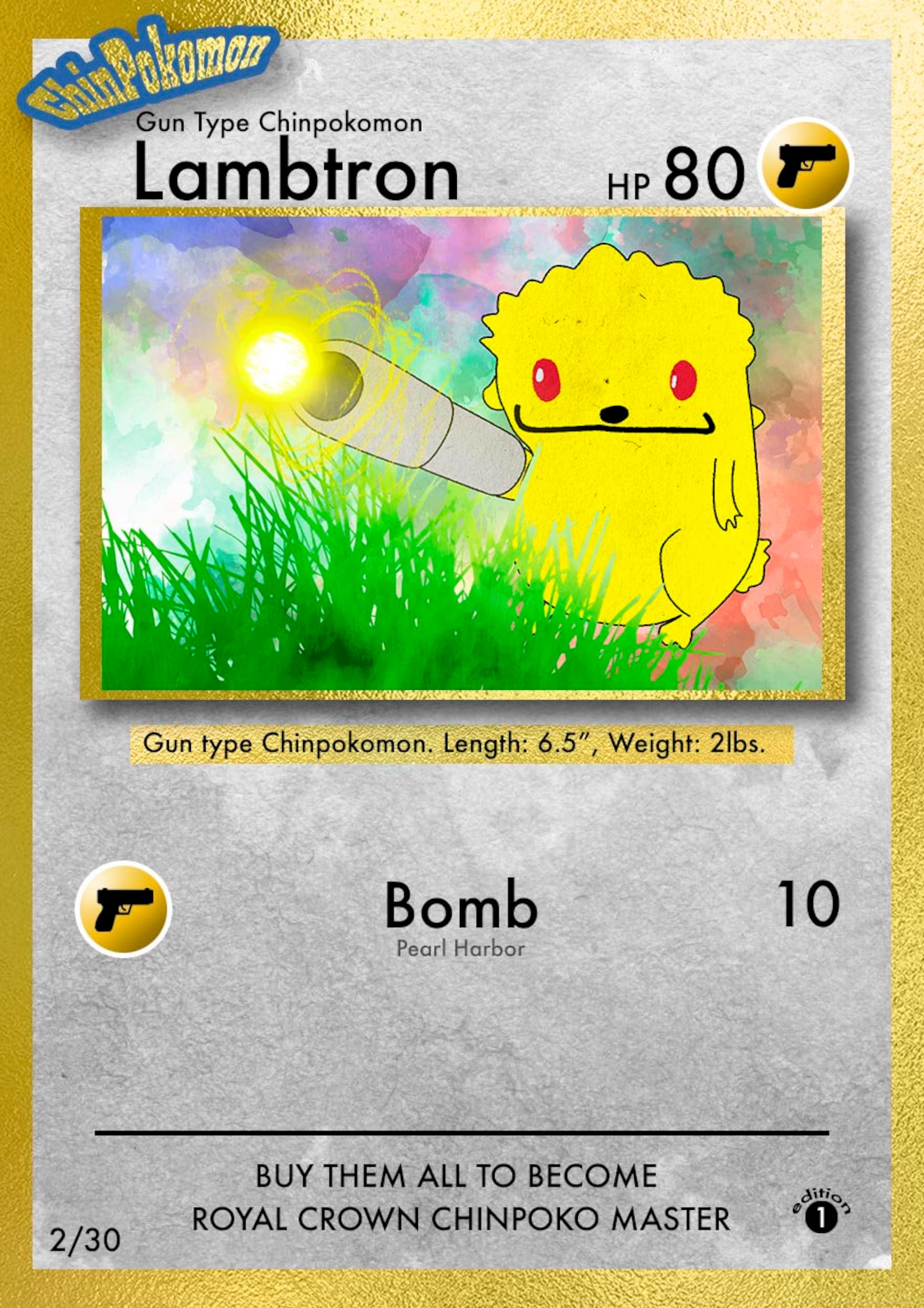 Southpark Chinpokomon Cards/art Prints - Set of Six - A7 Size Mini ...