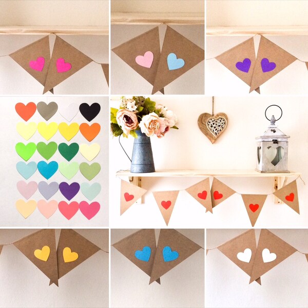 Rustic Bunting - Etsy UK