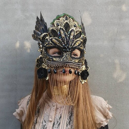Venetian Mask Iride | Etsy