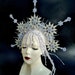 Christmas Crown,white Lace Snowflake Crown,kokoshnik,snow Queen,snow ...