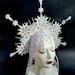 Christmas Crown,white Lace Snowflake Crown,kokoshnik,snow Queen,snow ...