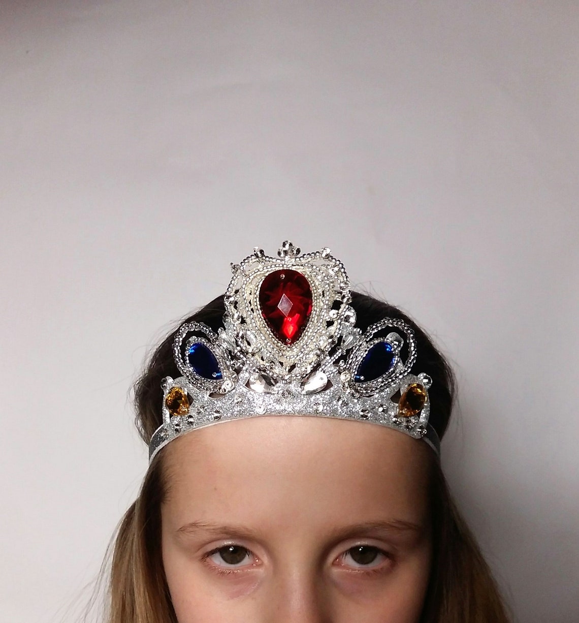 Snow White Crownsilver Snow White Birthday Tiaraelastic | Etsy