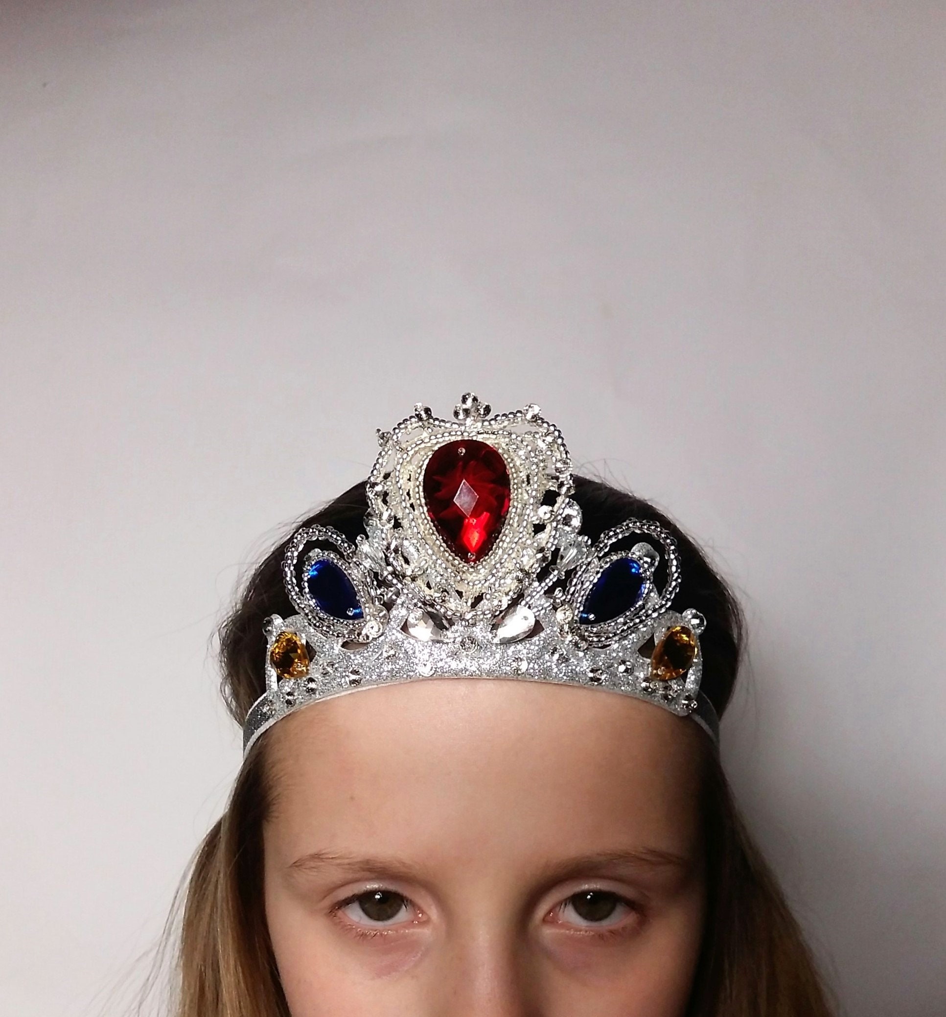 Snow White Crownsilver Snow White Birthday Tiaraelastic | Etsy