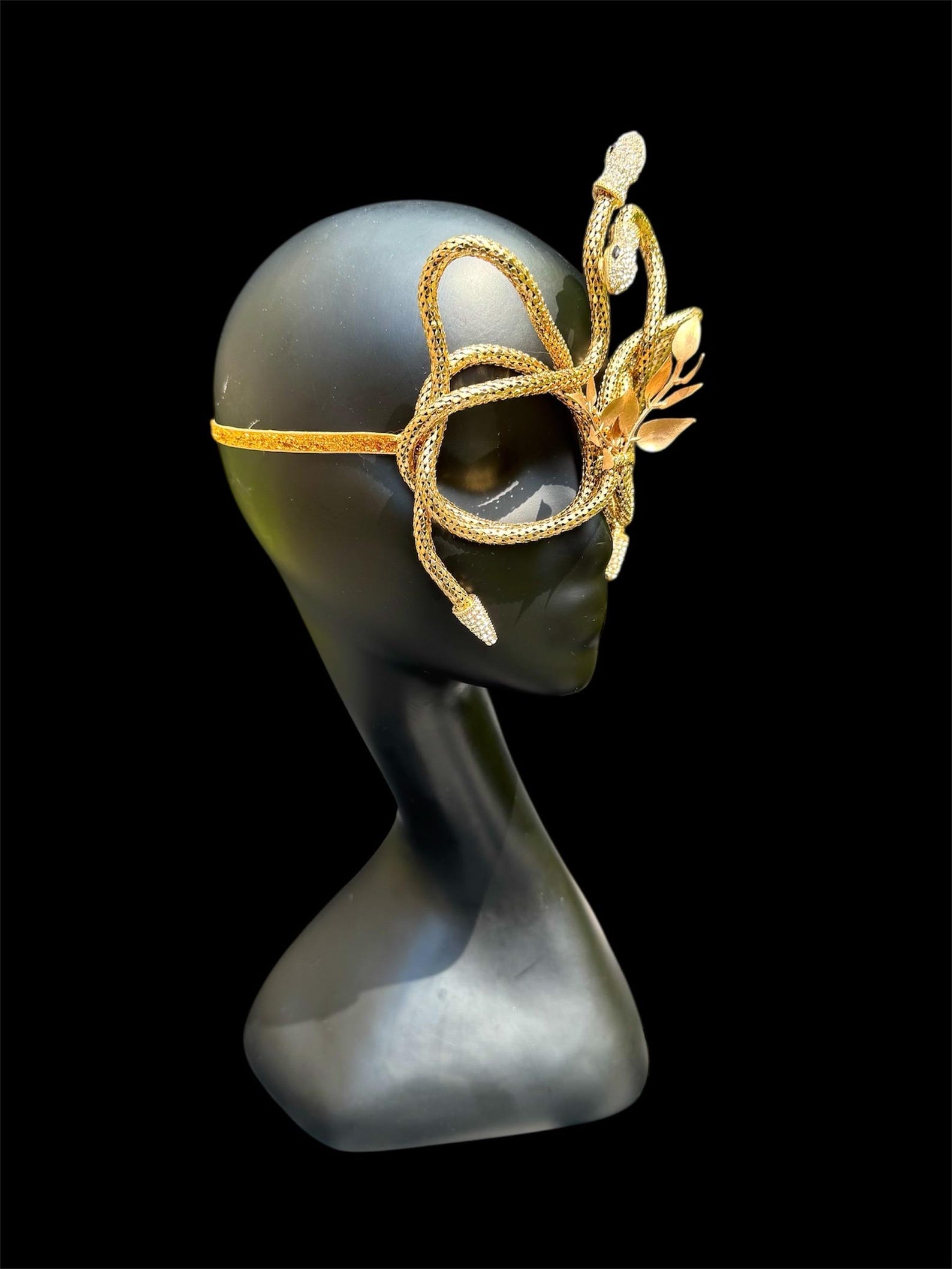Gold Snake Mask,medusa Masquerade Mask,fantasy Carnival Mask,sci Fi ...