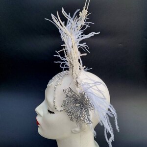 White Lace Snowflake,ice Crown,kokoshnik,snow Queen Twig Crown,ice,snow ...