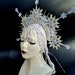 Christmas Crown,white Lace Snowflake Crown,kokoshnik,snow Queen,snow ...