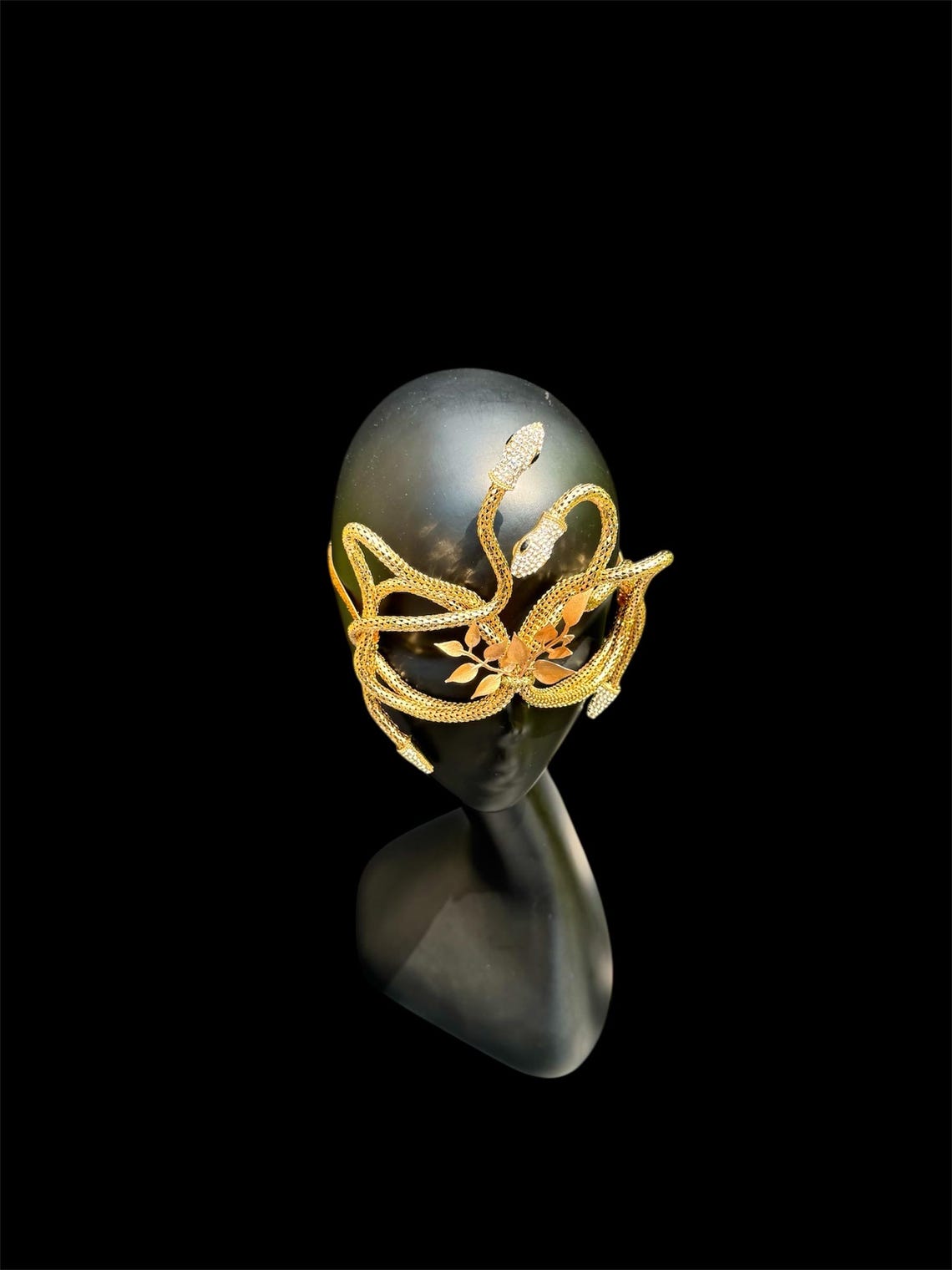 Gold Snake Mask,medusa Masquerade Mask,fantasy Carnival Mask,sci Fi ...