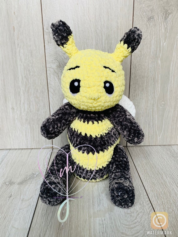 Bee plush Crochet Pattern | Etsy