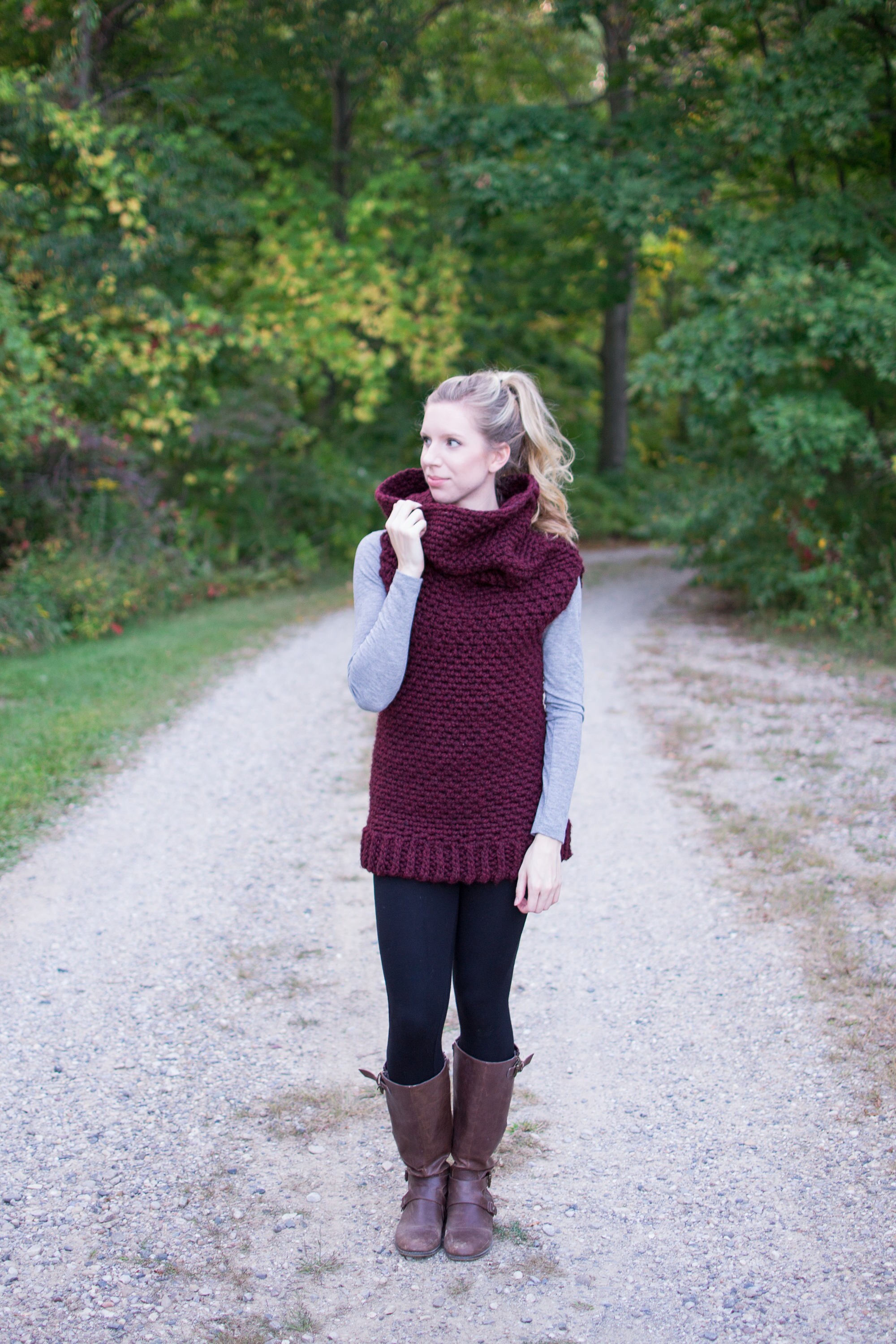 Crochet Pattern | Chain Link Armored Cowl | Crochet Vest Pattern - Etsy ...
