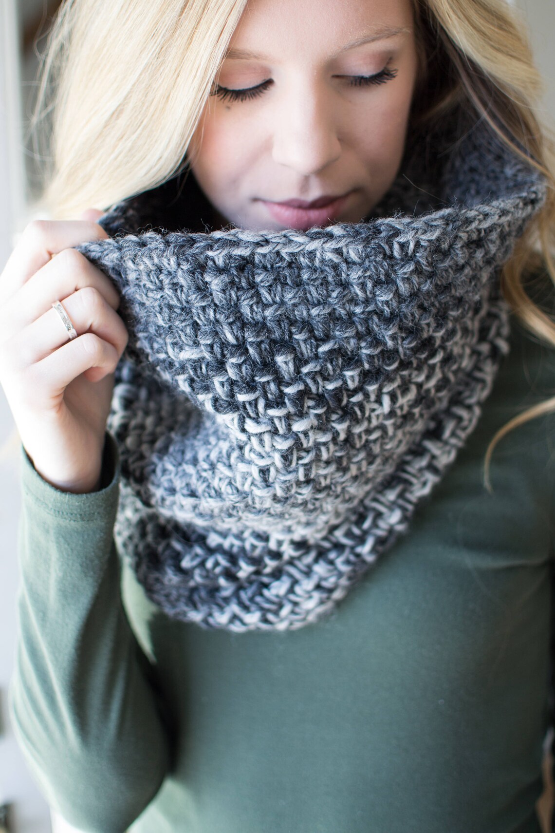 Crochet Pattern the Snow Day Cowl Crochet Cowl Pattern | Etsy