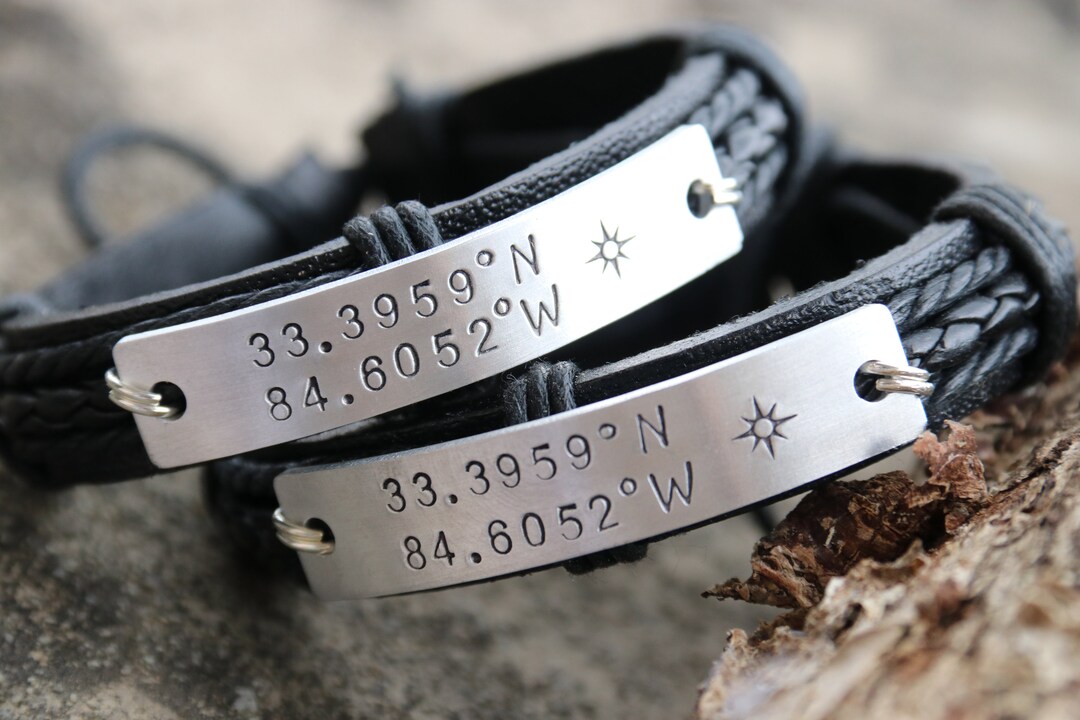 Personalized Leather Bracelets,custom Leather Bracelets,engraved ...