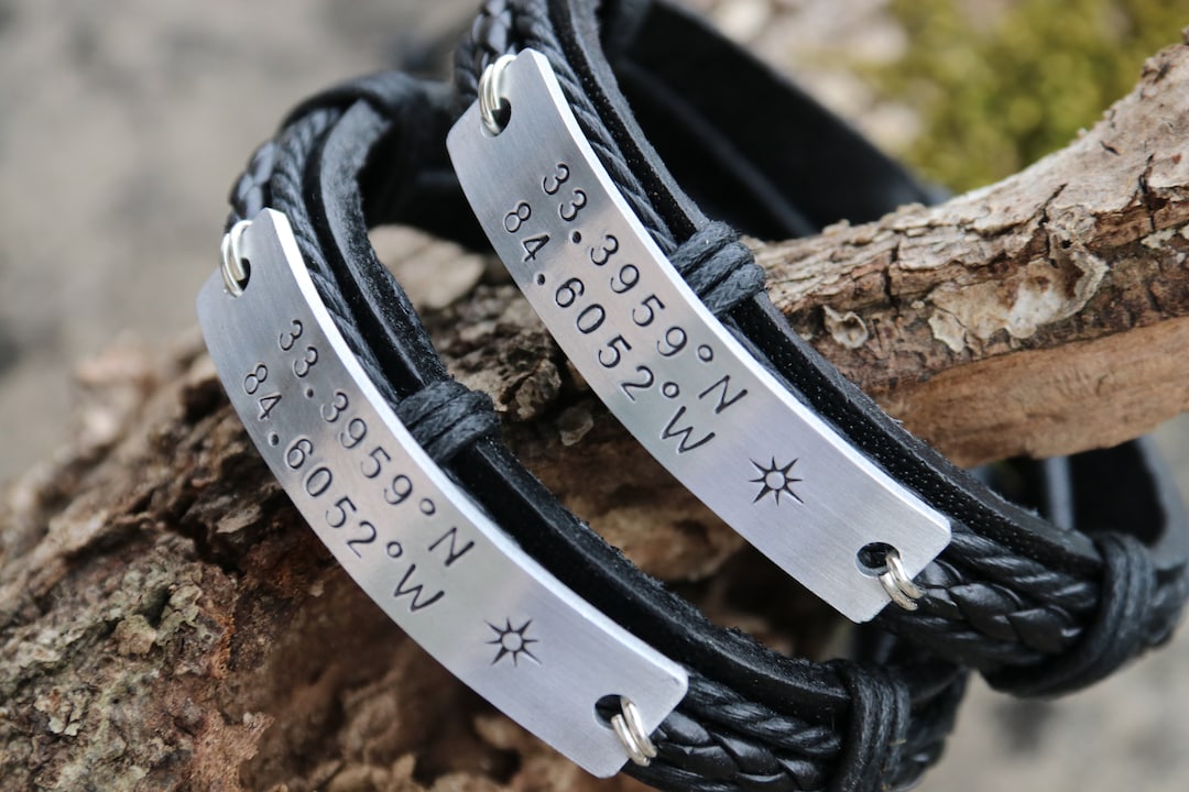 Personalized Leather Bracelets,custom Leather Bracelets,engraved ...