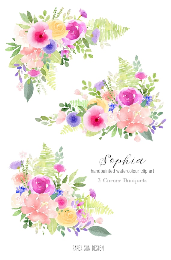 Bouquet Of Spring Flowers Clip Art