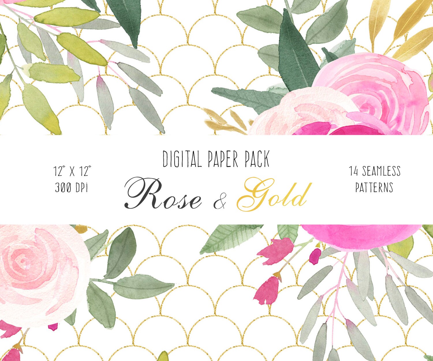 Peonies Digital Floral Paper Peony Flower Seamless Pattern - Etsy